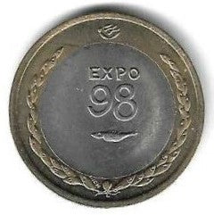 Portugal - 200$00 1998 (Km#706) Expo98 – NVMVS