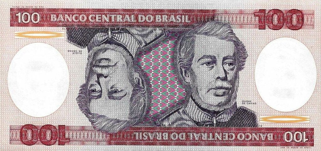 Brasil - 100 Cruzeiros 1984 (# 198b) – NVMVS