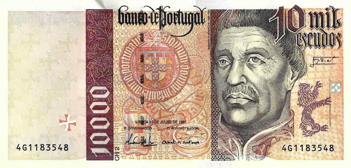 Portugal - 10000$00 1997 (# 191b) – NVMVS